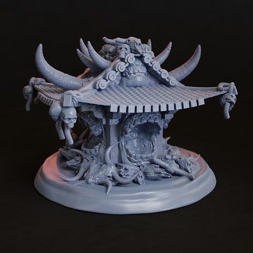 Jujutsu Malevolent Shrine 3D model 3D printable | CGTrader