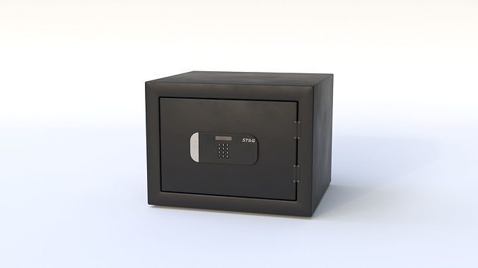 3D model Safe Box VR / AR / low-poly | CGTrader