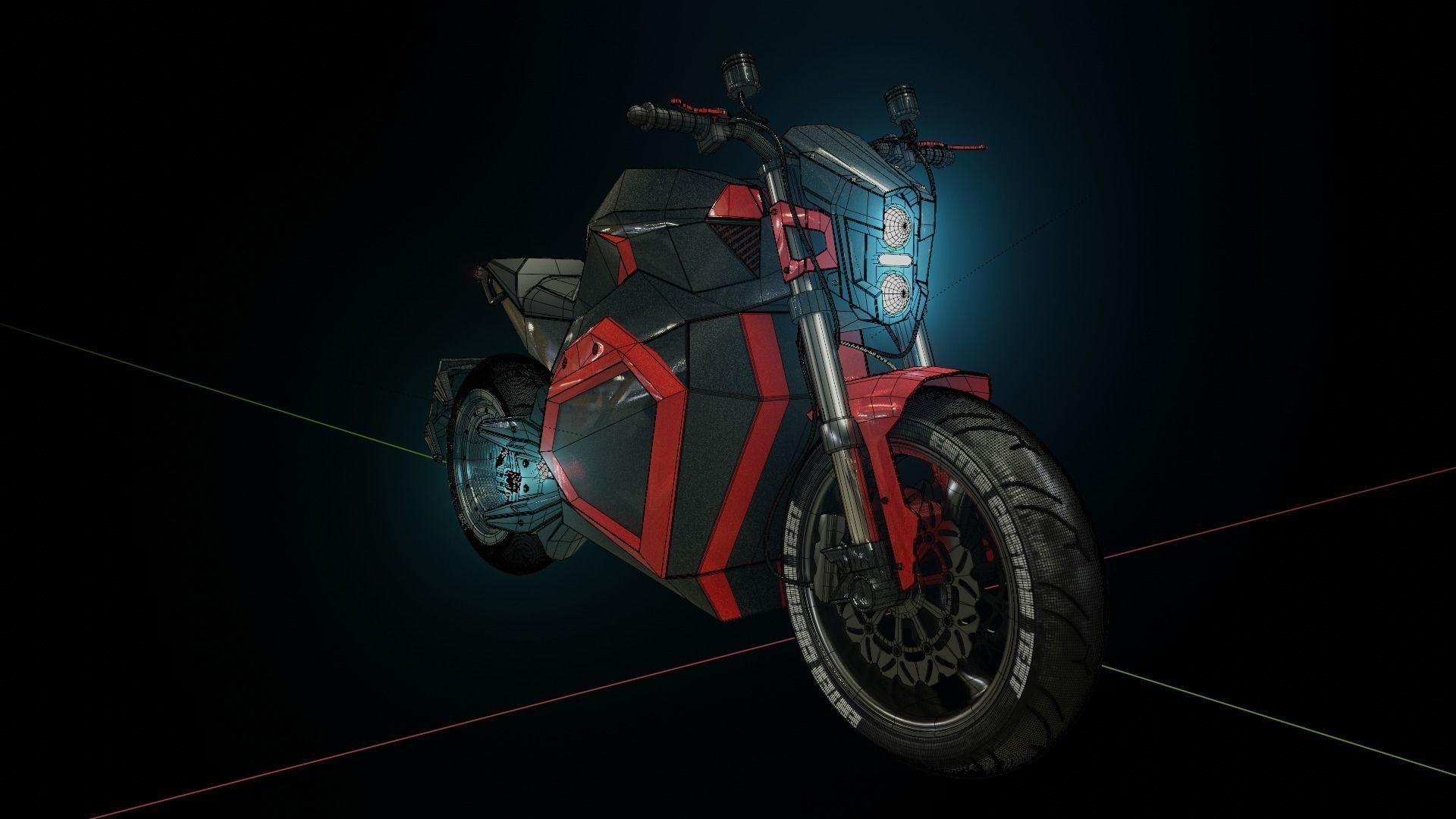 Motorcycle Realistic 3D model | CGTrader