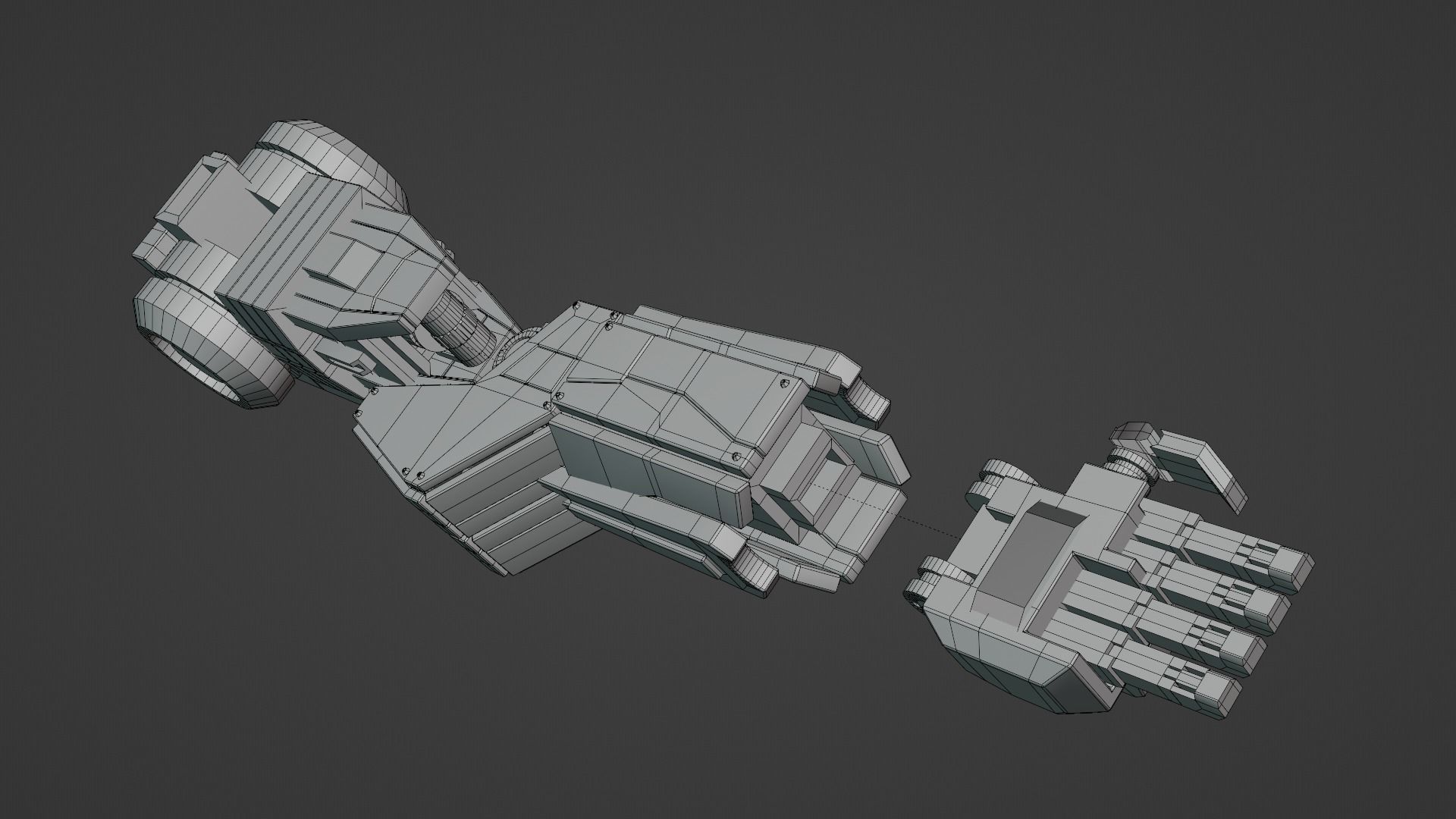 Mecha arm free VR / AR / low-poly 3D model | CGTrader