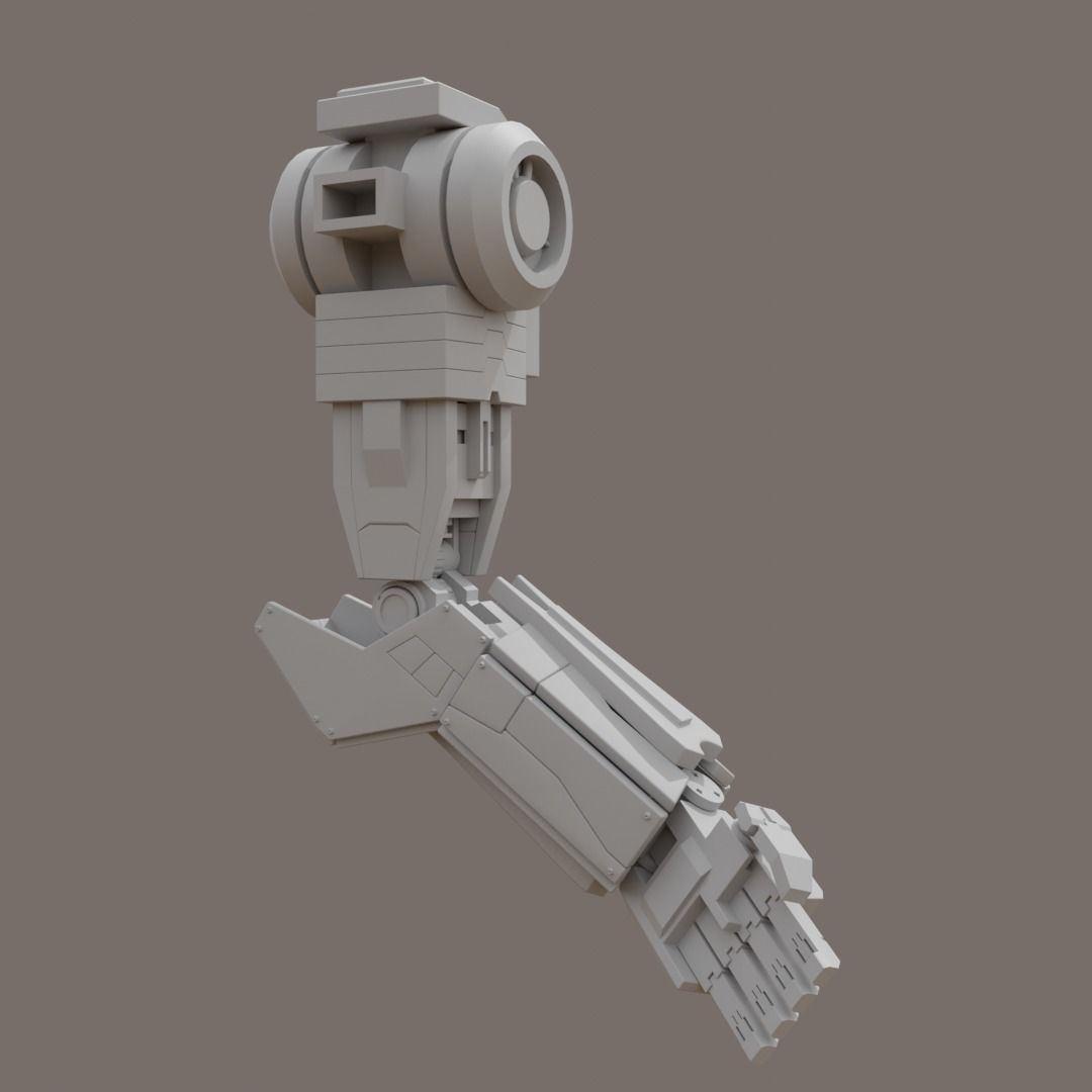 Mecha arm free VR / AR / low-poly 3D model | CGTrader