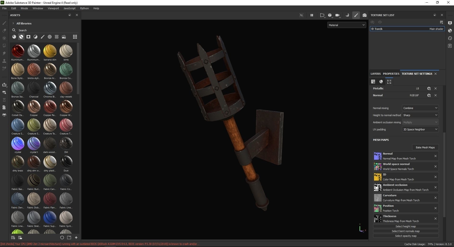 3D model Torch 3D Model VR / AR / low-poly | CGTrader