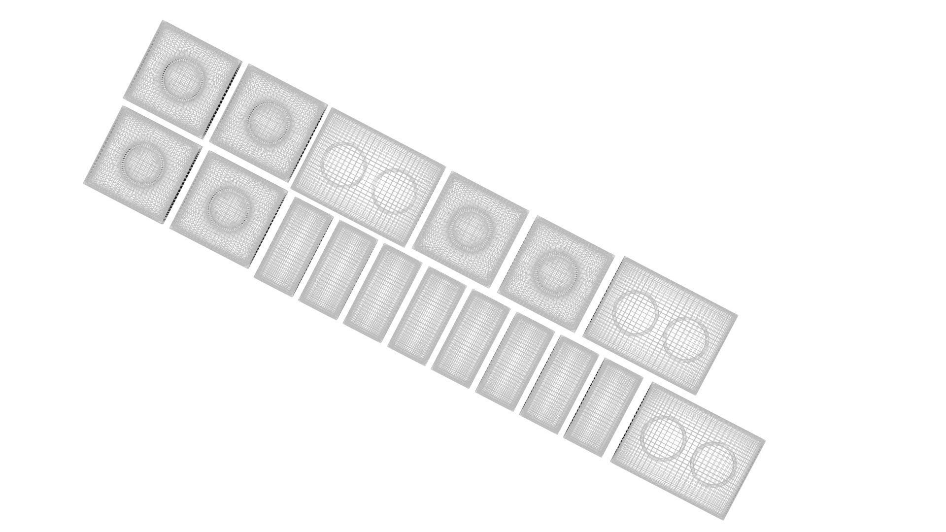 Tablet Lego Tiles Set 3D model | CGTrader