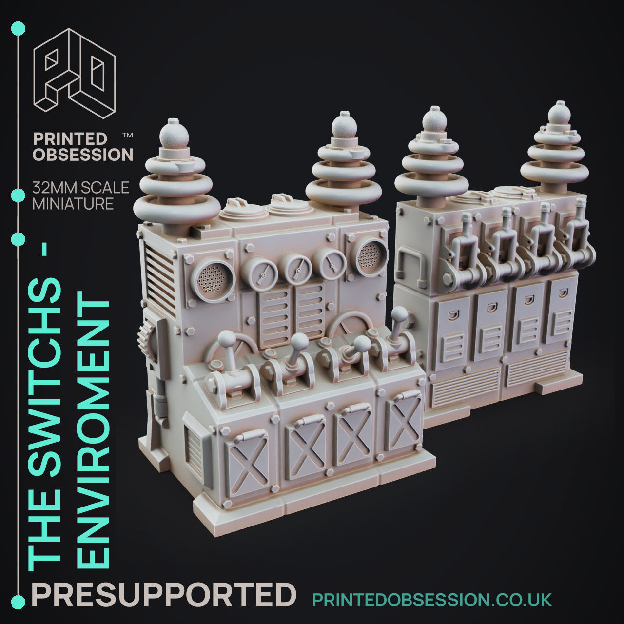 Switchboard - 3D Printable TTRPG - PRESUPPORTED - 32mm Scale 3D model ...