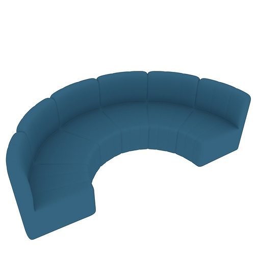 Round Sofa 3D model 3D printable | CGTrader