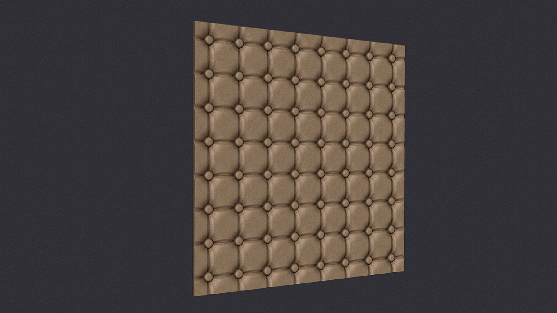 Quilted Fabric Leather Seamless Texture 3D model 3D printable | CGTrader