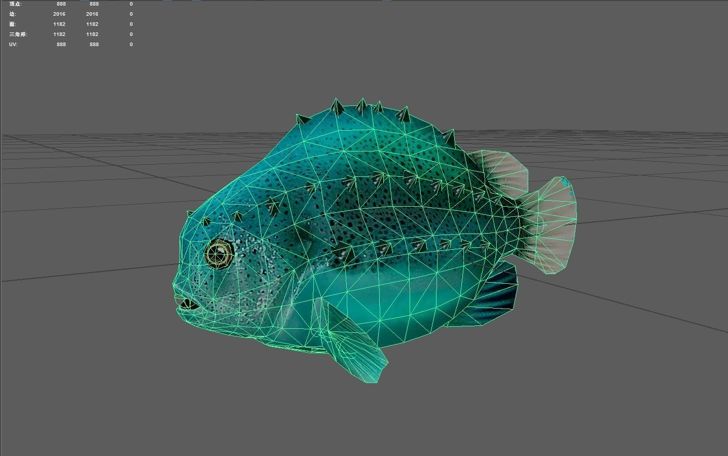 Lumpfish 3D model rigged | CGTrader