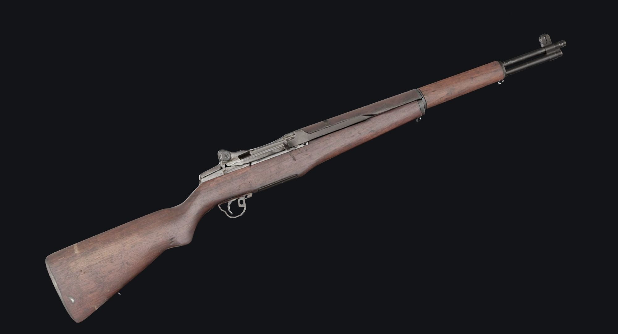 3D model M1 Garand - World War 2 Gun VR / AR / low-poly | CGTrader