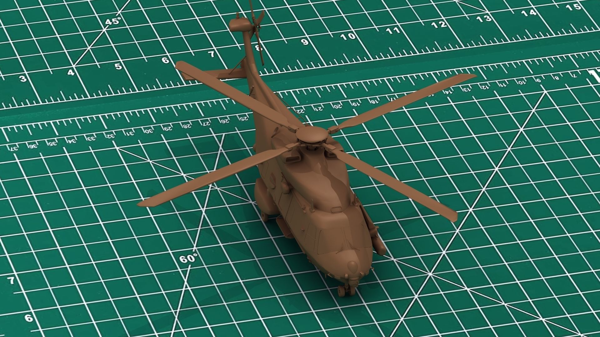 NH90 Helicopter 3D Print 3D model 3D printable | CGTrader