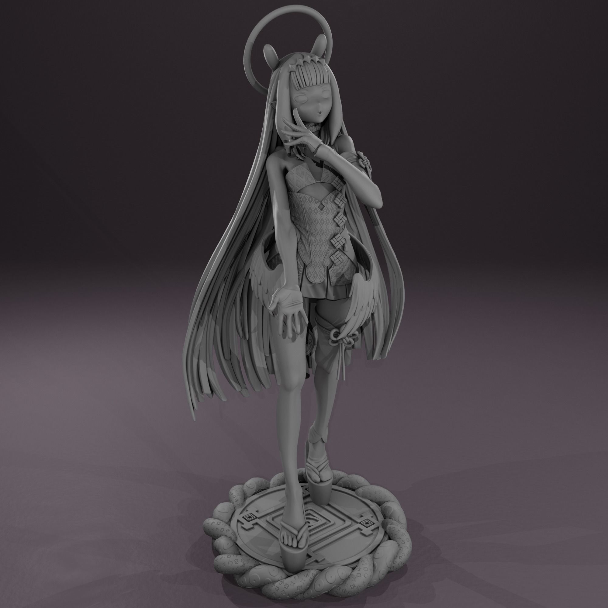 Ninomae Ina Nis - Hololive 3D model 3D printable | CGTrader