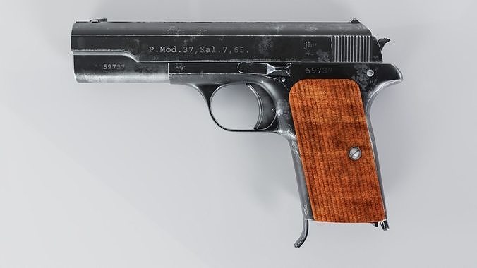 Femaru M37 Pistol 3D model | CGTrader
