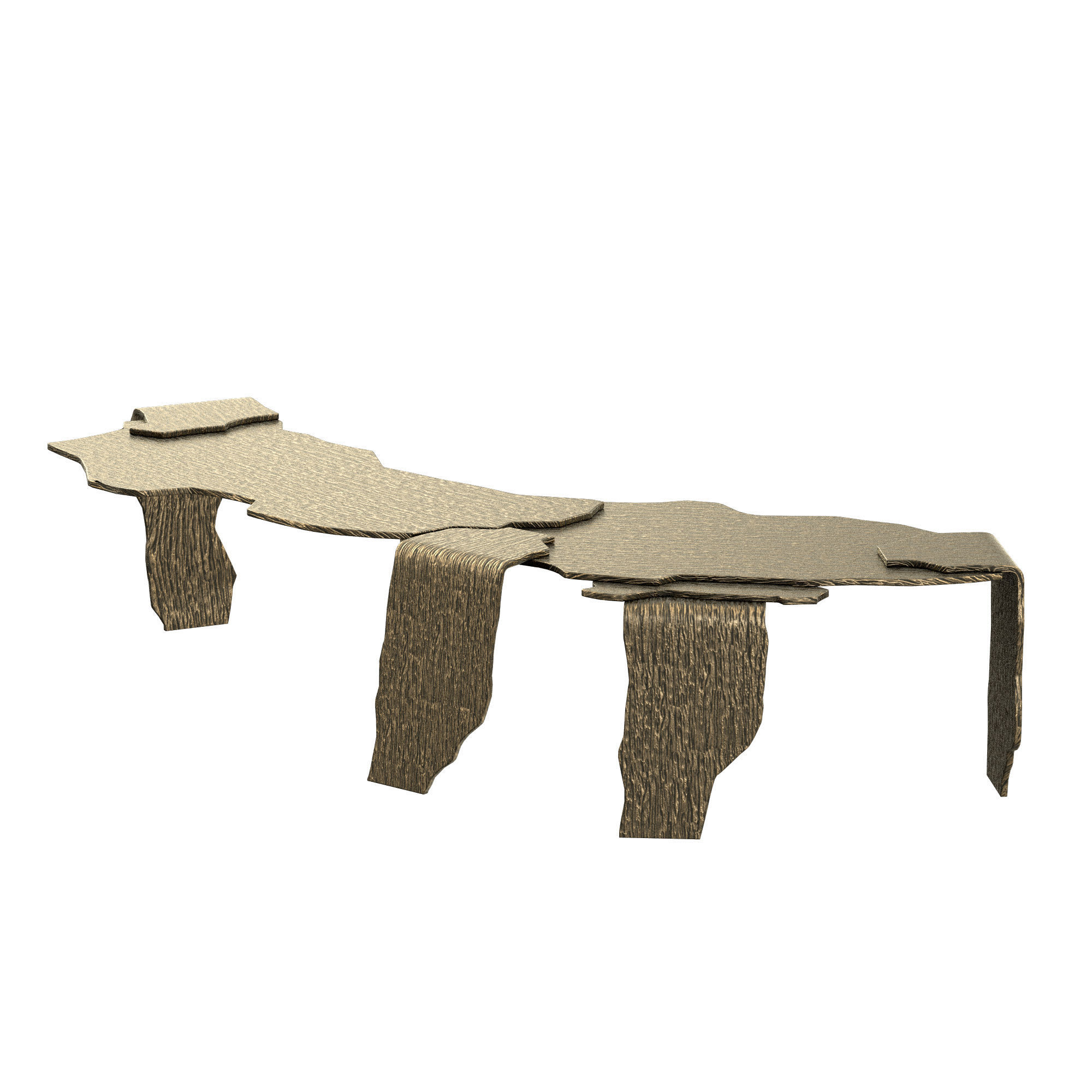 Mantle Bench 3D model | CGTrader