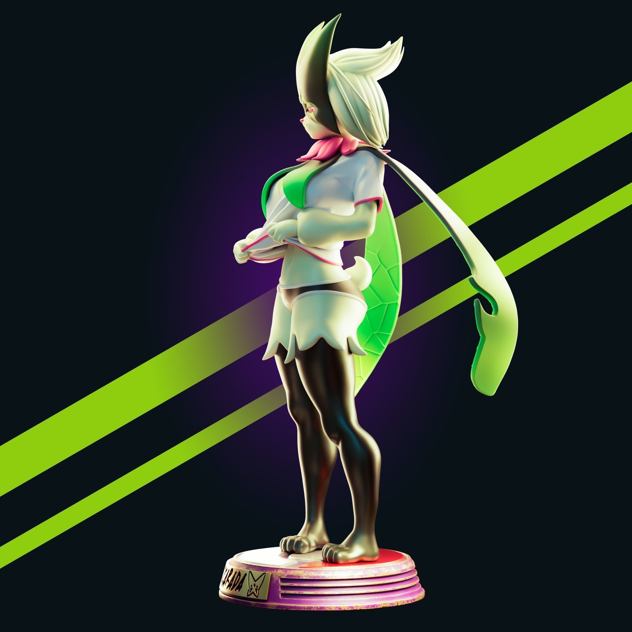 MEOWSCARADA THICC POKEMON - 3 FURRY VARIATION 3D model 3D printable ...