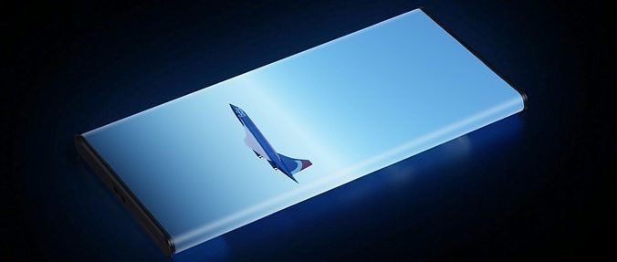 3D model Aerospatiale BAC Concorde Pepsi livery VR / AR / low-poly ...