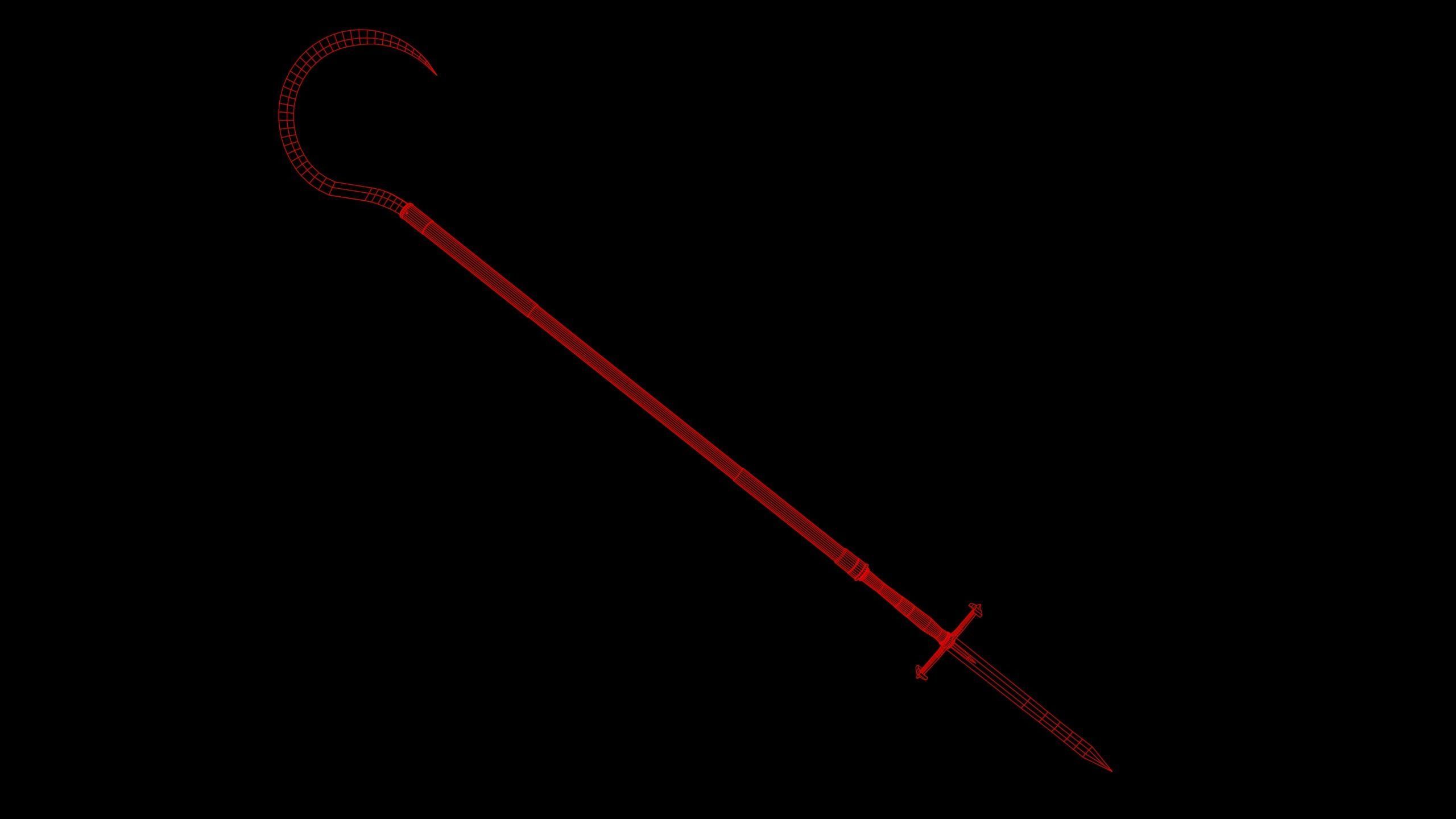 3D model Fantasy Old Hook and Dagger VR / AR / low-poly | CGTrader