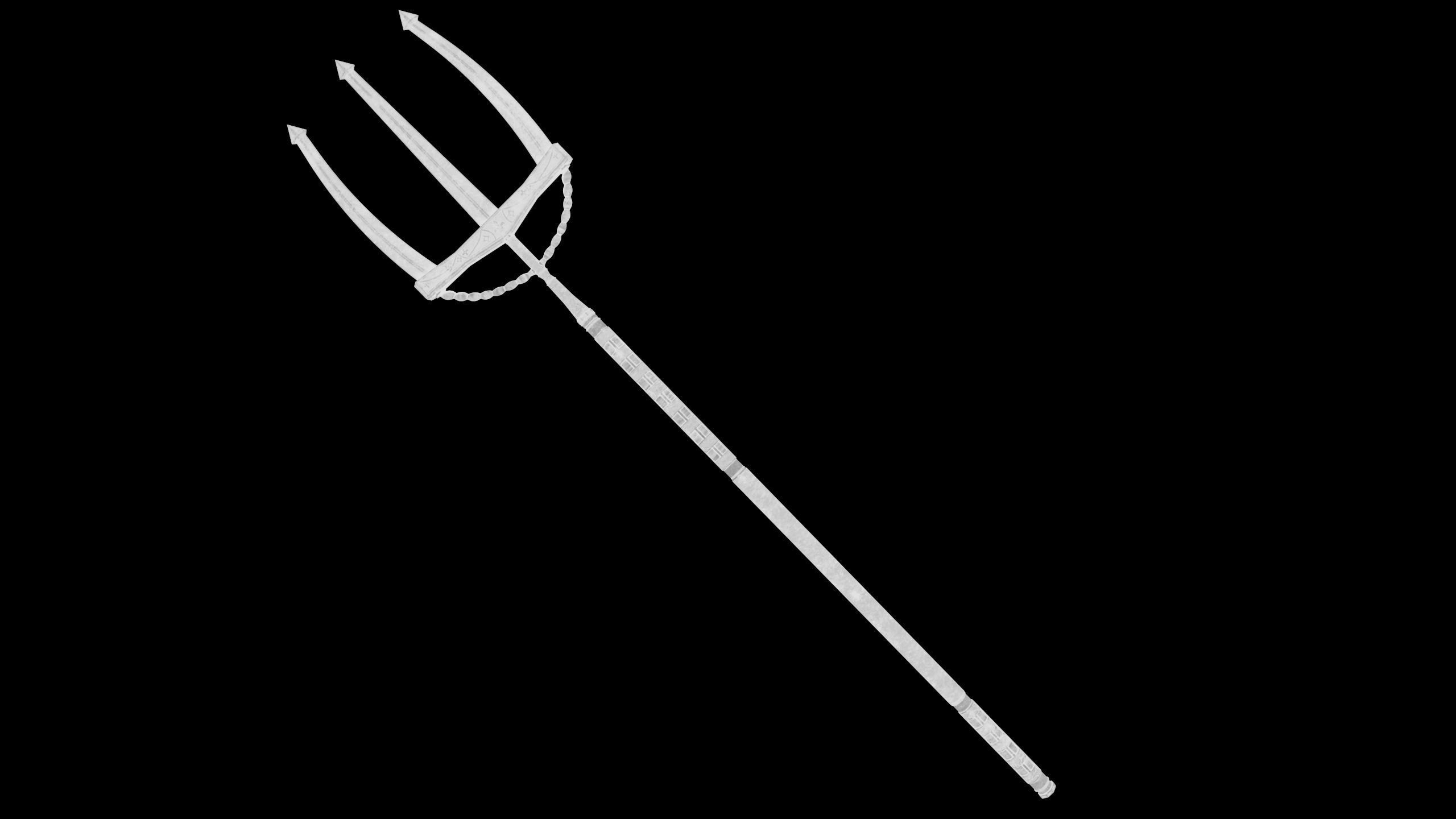 3D model Fantasy Old Trident VR / AR / low-poly | CGTrader