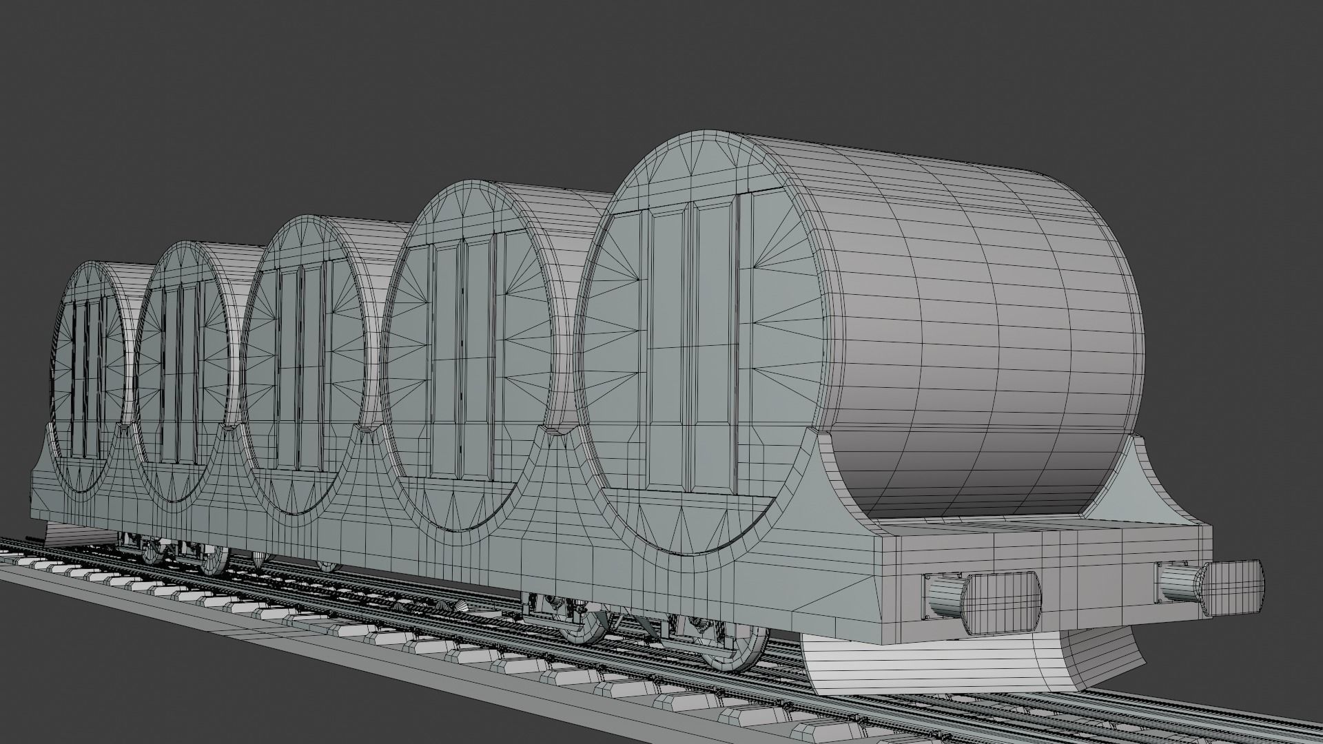 Funicular - mountain train 3D model | CGTrader