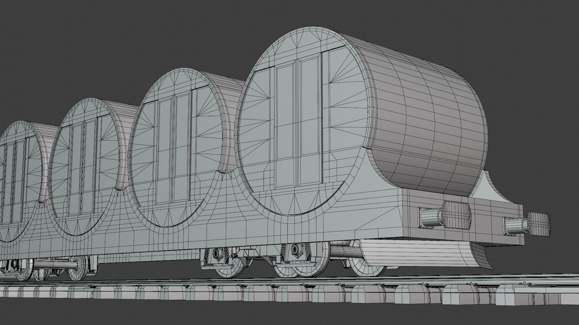 Funicular - mountain train 3D model | CGTrader