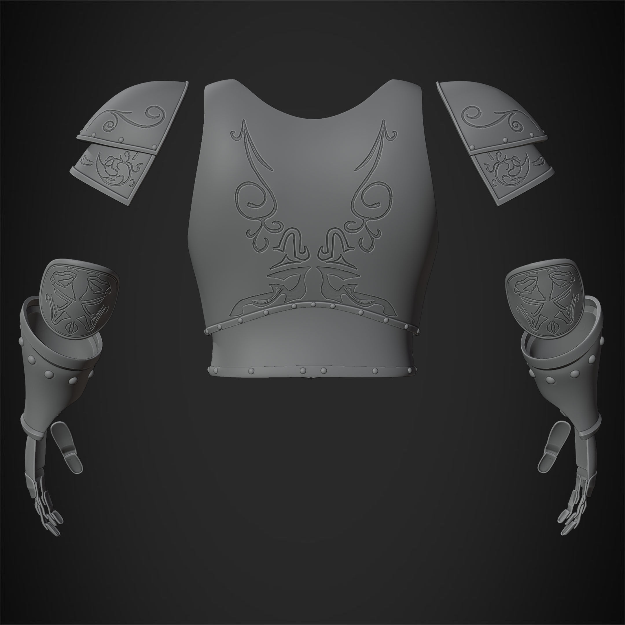 Dark Souls Faraam Armor for Cosplay 3D model 3D printable | CGTrader