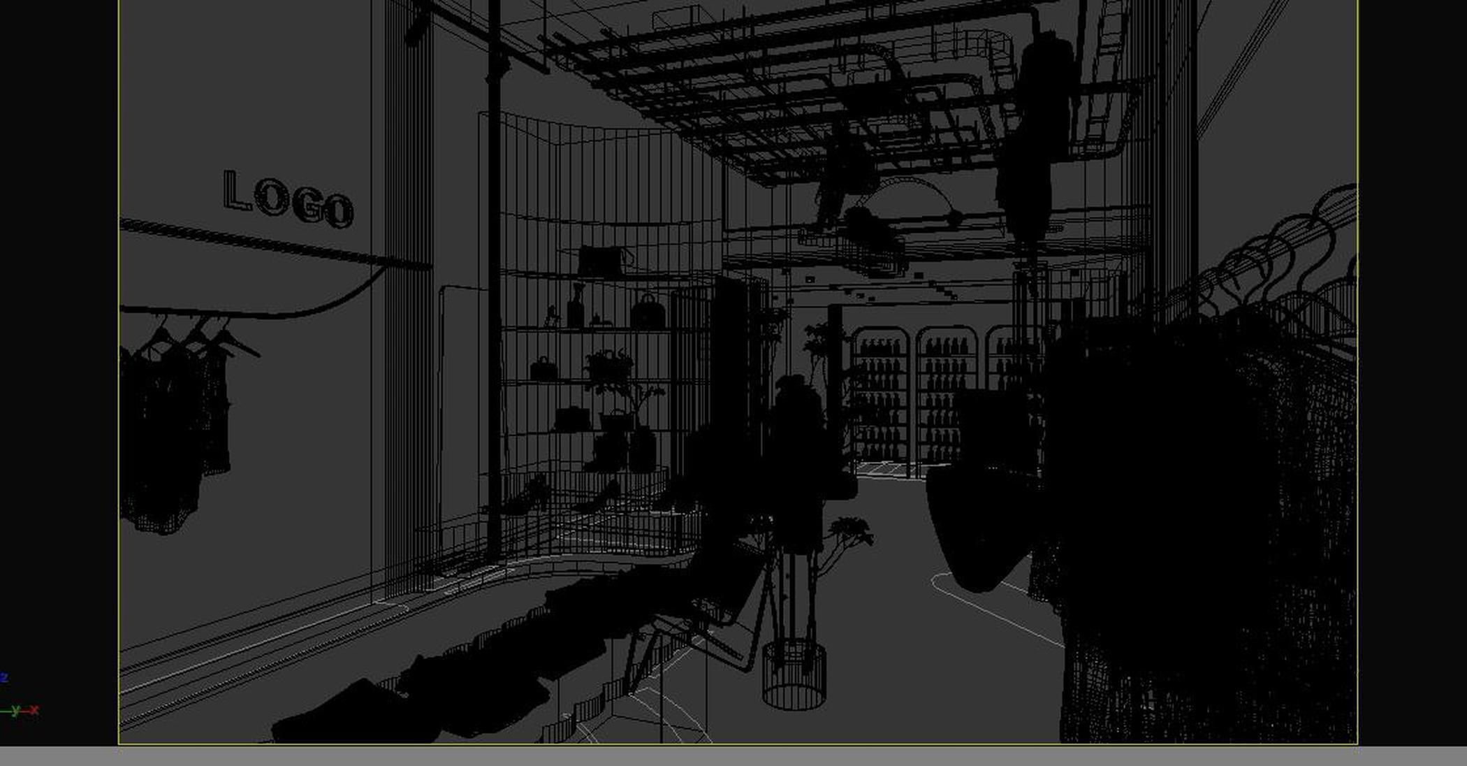 Modern shop Clothes 3D model | CGTrader