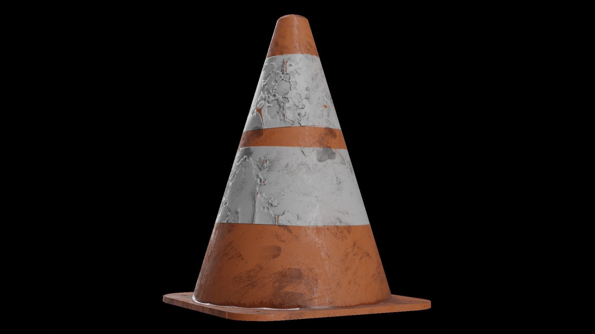 3D model Traffic cone 4k Game-ready 3D model VR / AR / low-poly | CGTrader