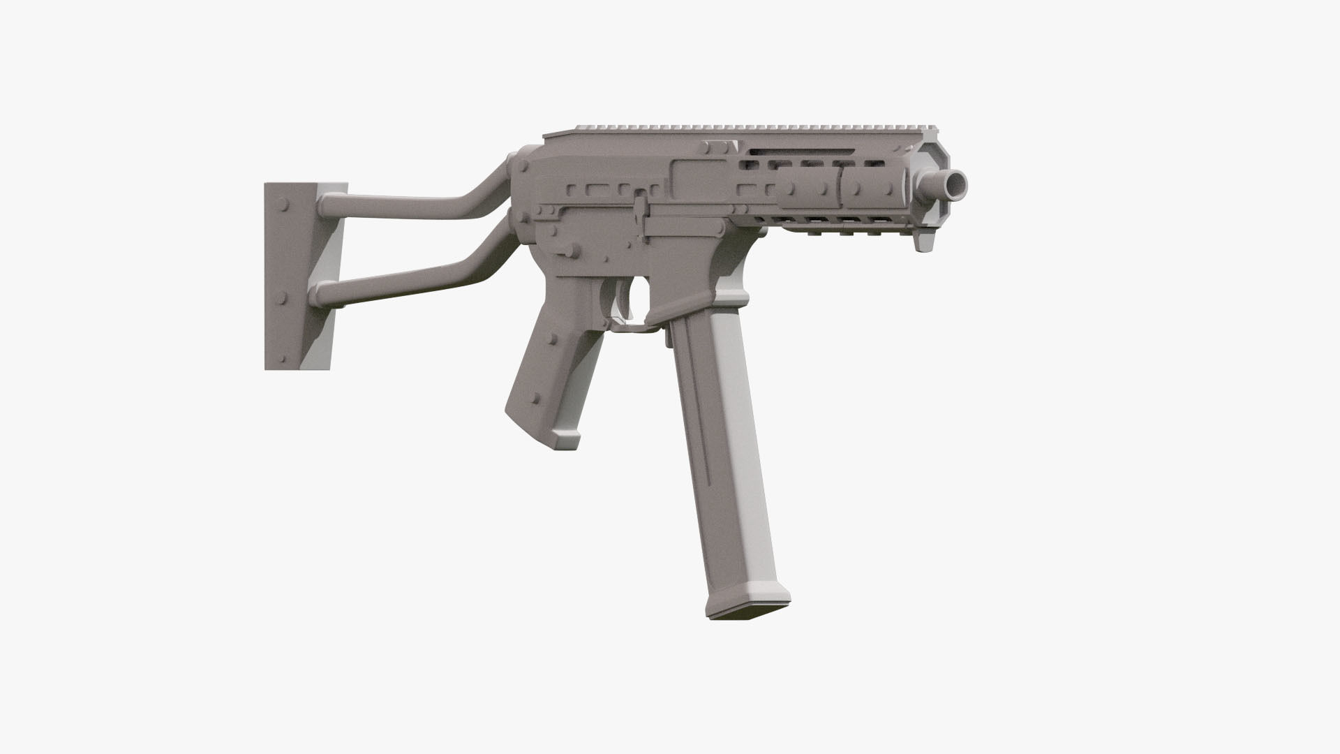 3D model the gun smg45 3D model Textures VR / AR / low-poly | CGTrader