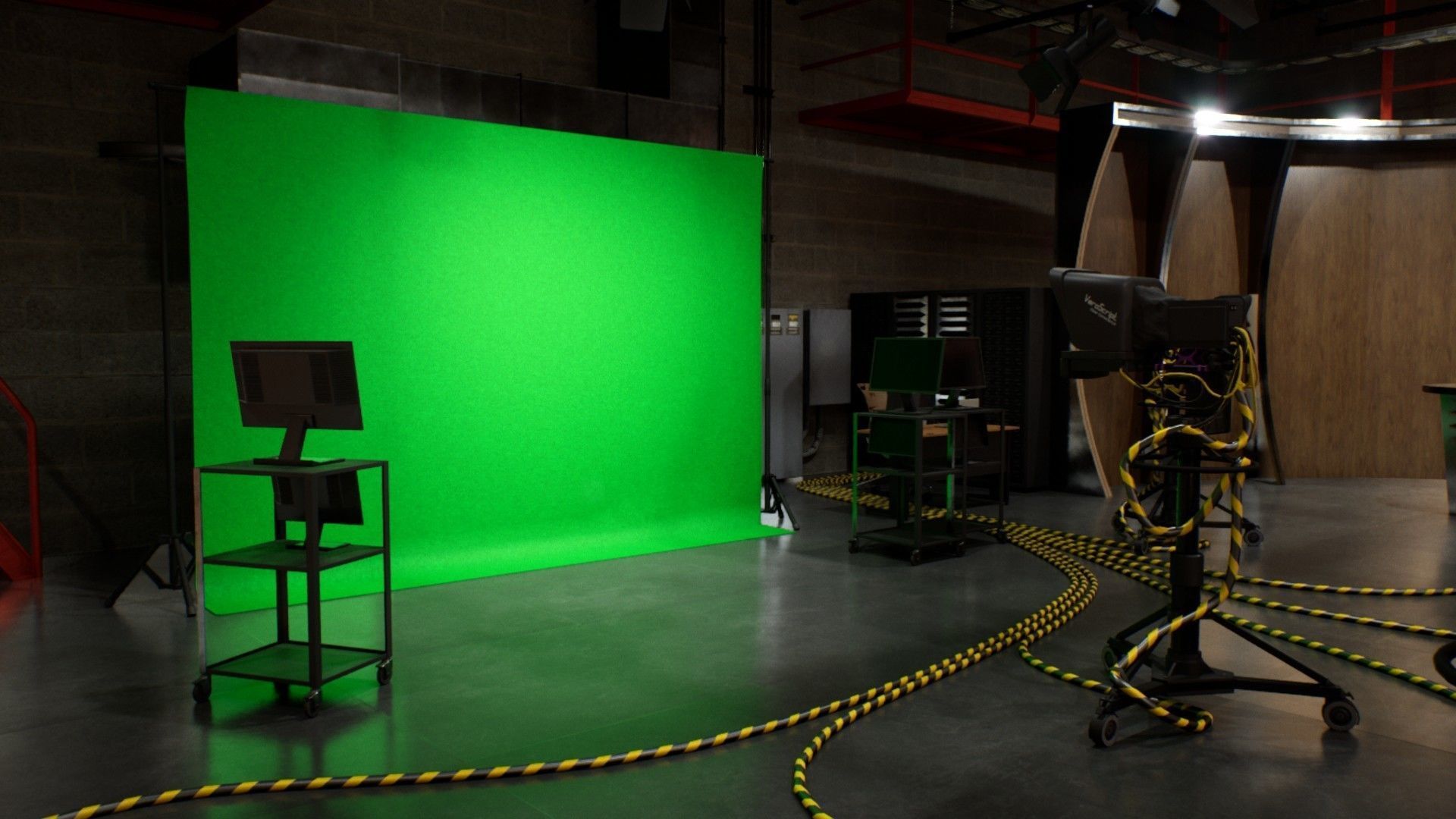 3D model News Studio - Environment for VR - News - Reports or Backdrops ...