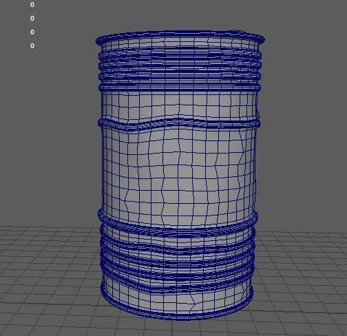 3D model oil dram VR / AR / low-poly | CGTrader