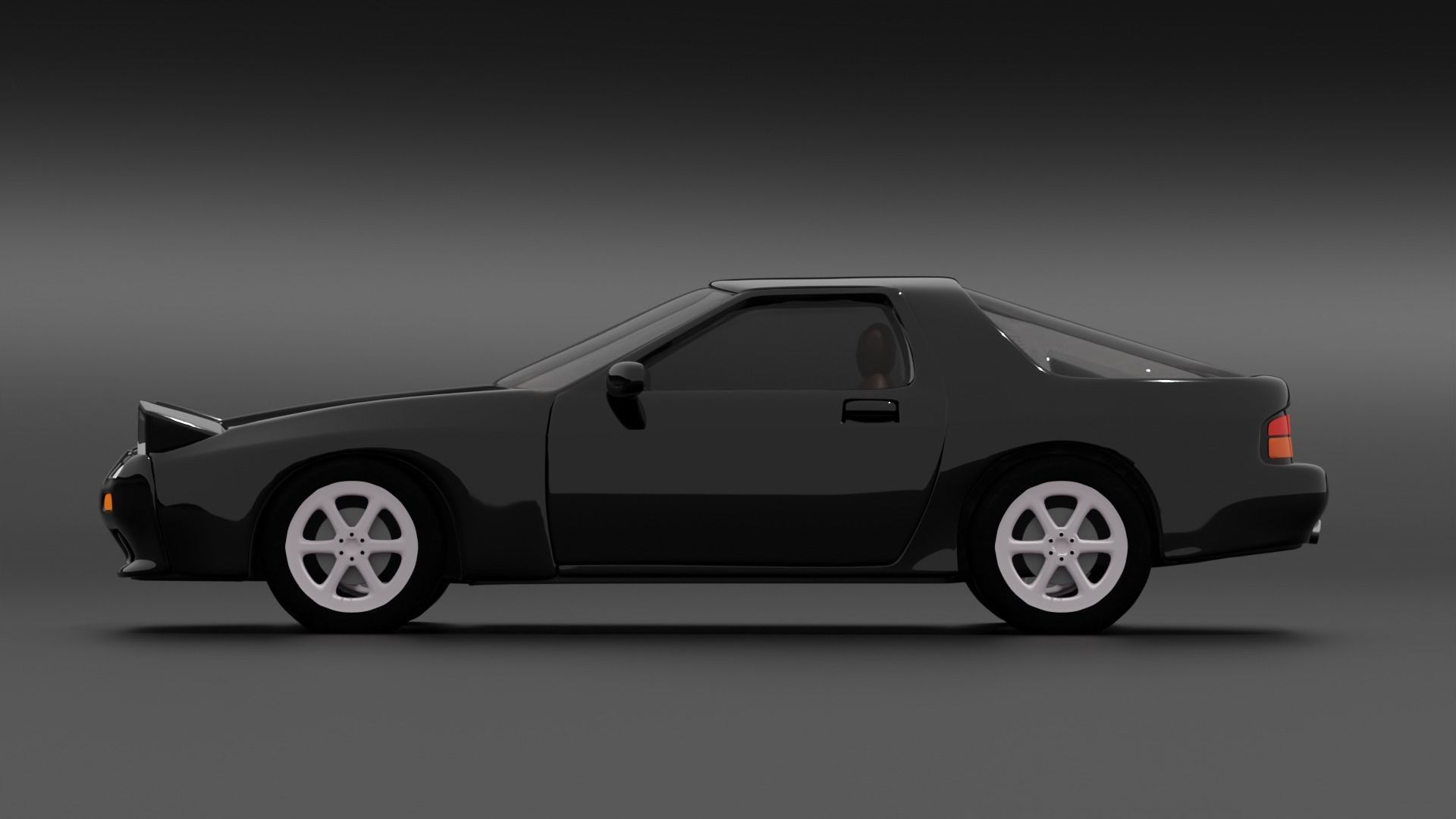 3D model Mazda RX7 FC3S VR / AR / low-poly | CGTrader