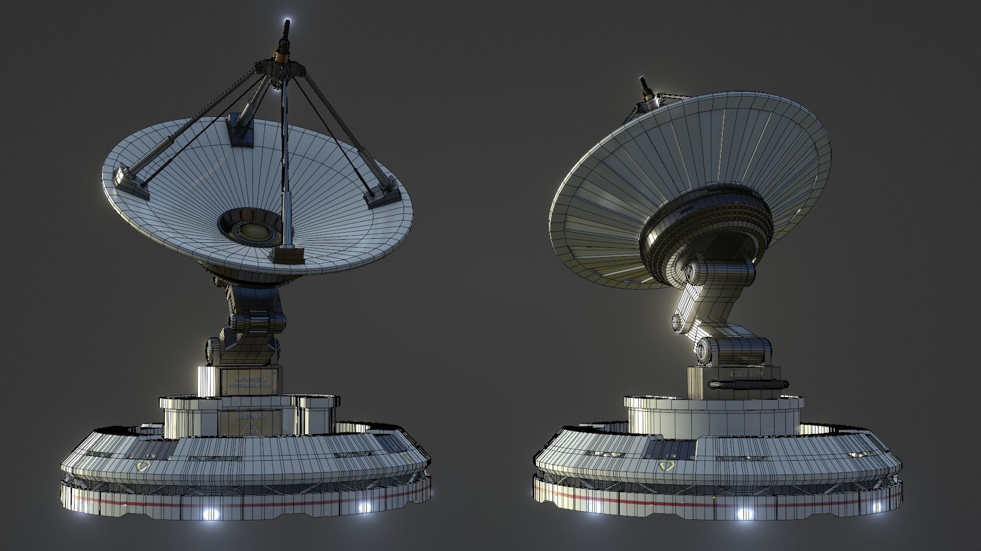 3D model Satellite Dish VR / AR / low-poly | CGTrader