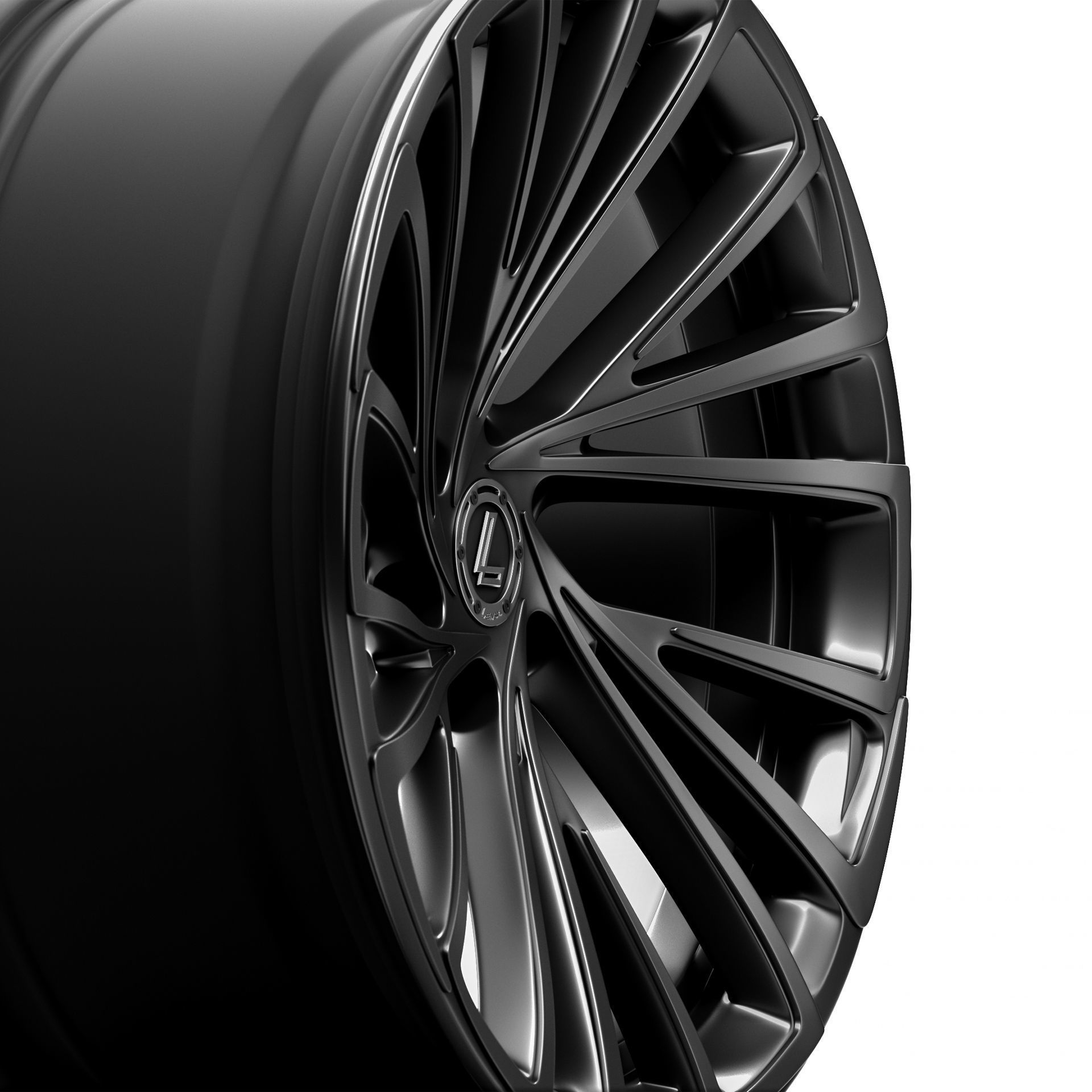 Lenso Black Angel Rim 3D Model 3D model | CGTrader