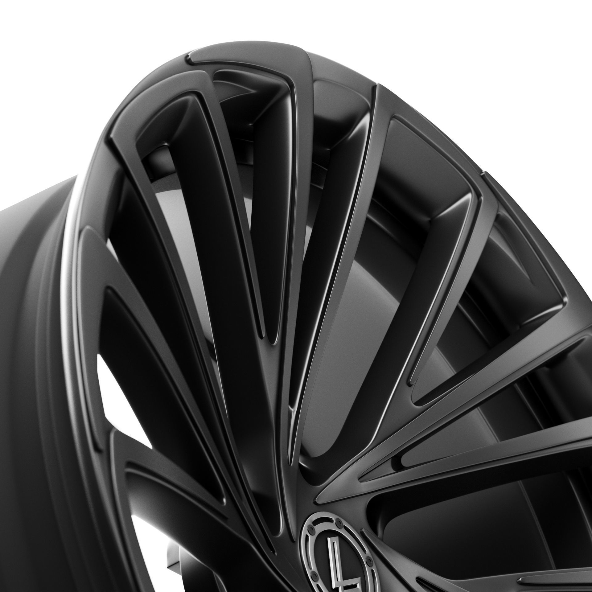 Lenso Black Angel Rim 3D Model 3D model | CGTrader