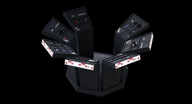 3D model Imperial Console Death Star Star Destroyer VR / AR / low-poly ...