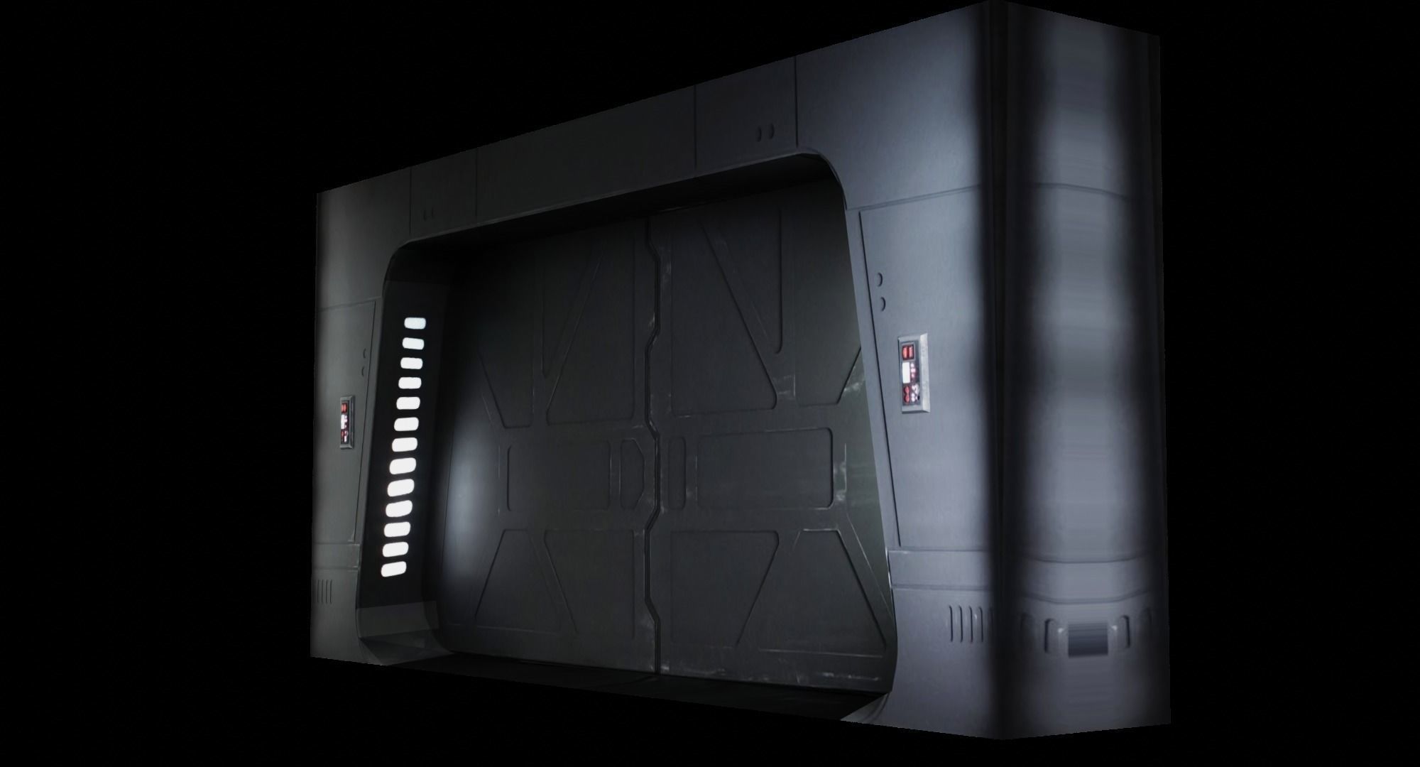 3D model Star Wars Imperial Door VR / AR / low-poly | CGTrader