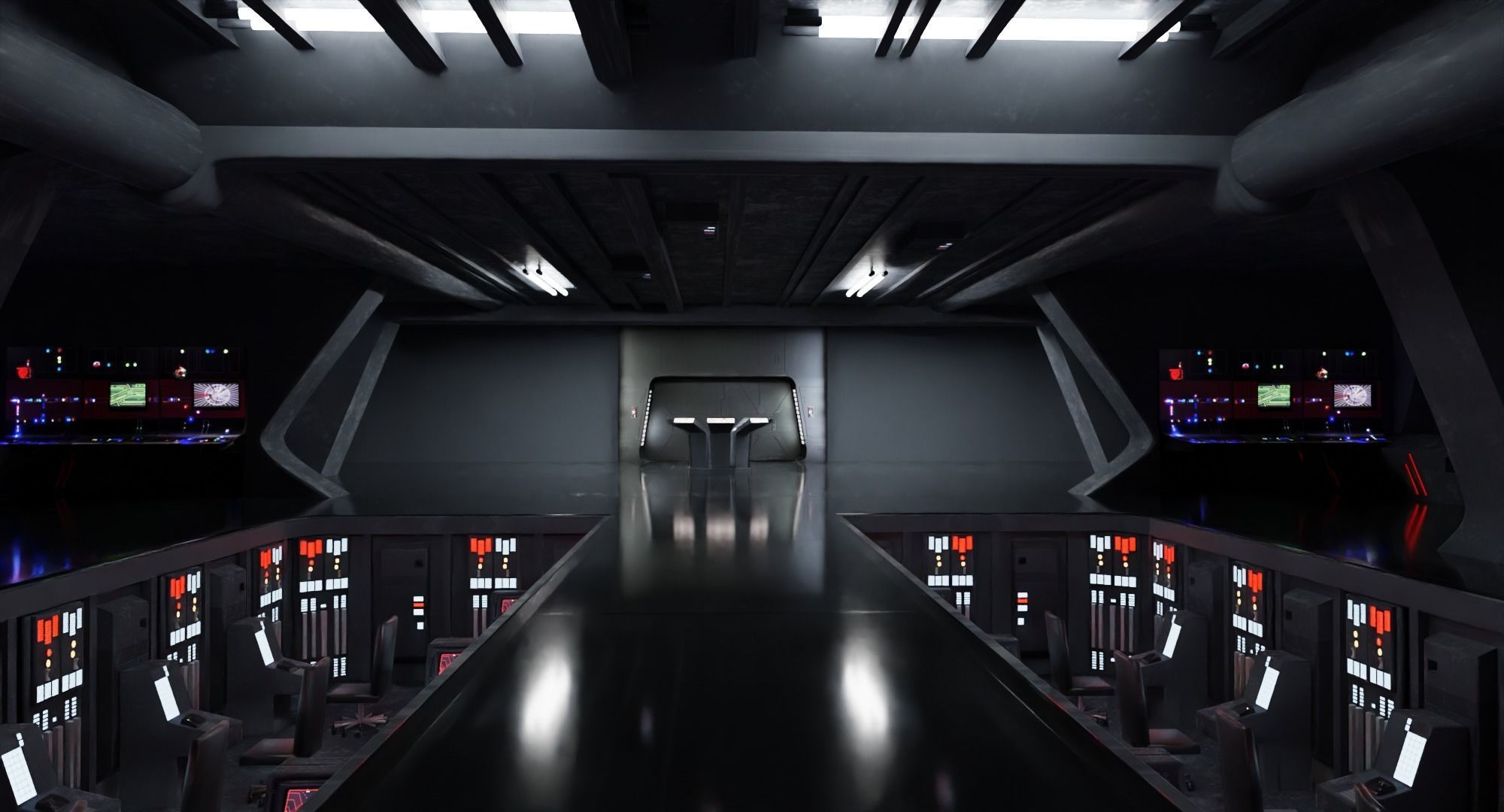 3D model Star Destroyer Bridge - Star Wars VR / AR / low-poly | CGTrader