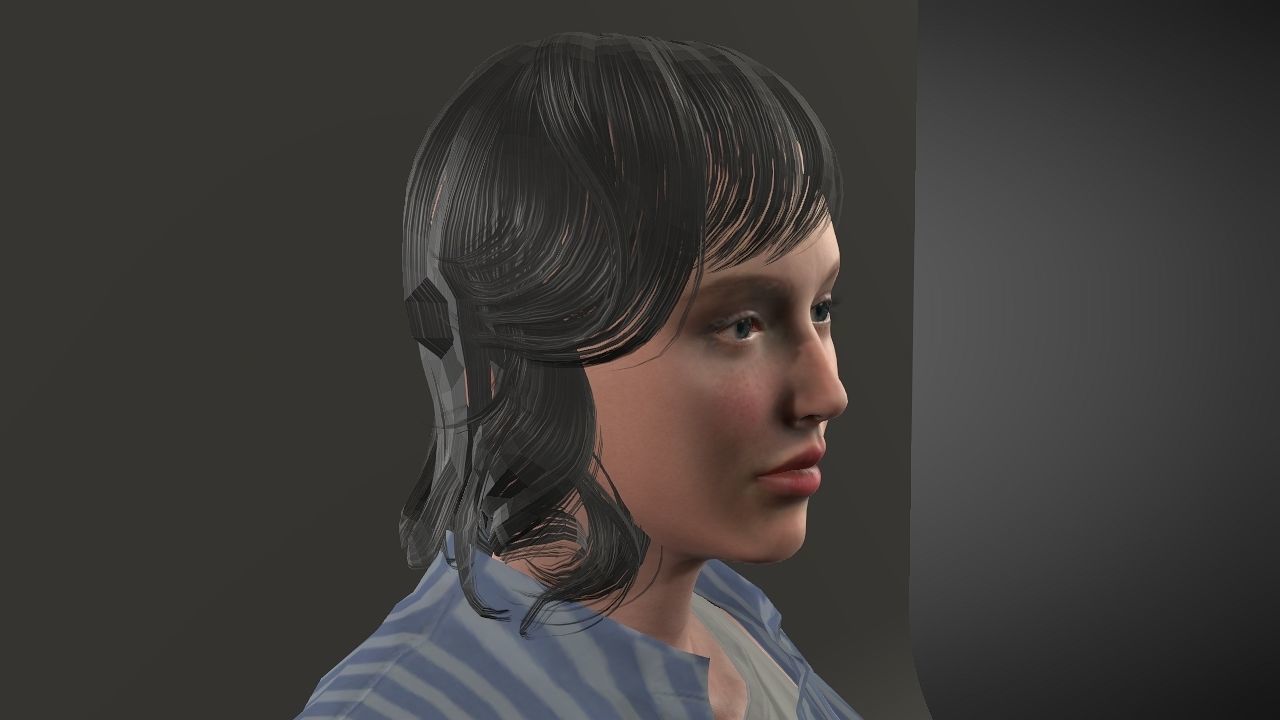 3D model Realistic Female Claire Winston VR / AR / low-poly | CGTrader