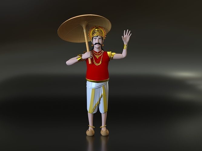 The legend of King Mahabali 3D model | CGTrader