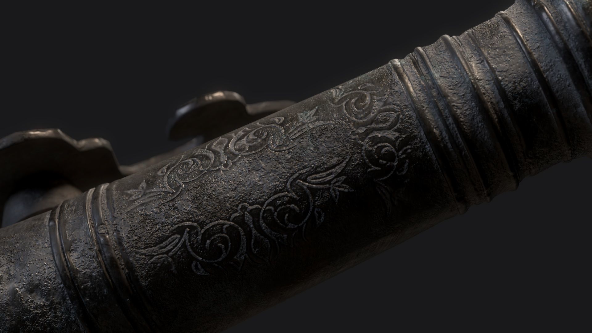 3D model Medieval Artillery Gun VR / AR / low-poly | CGTrader