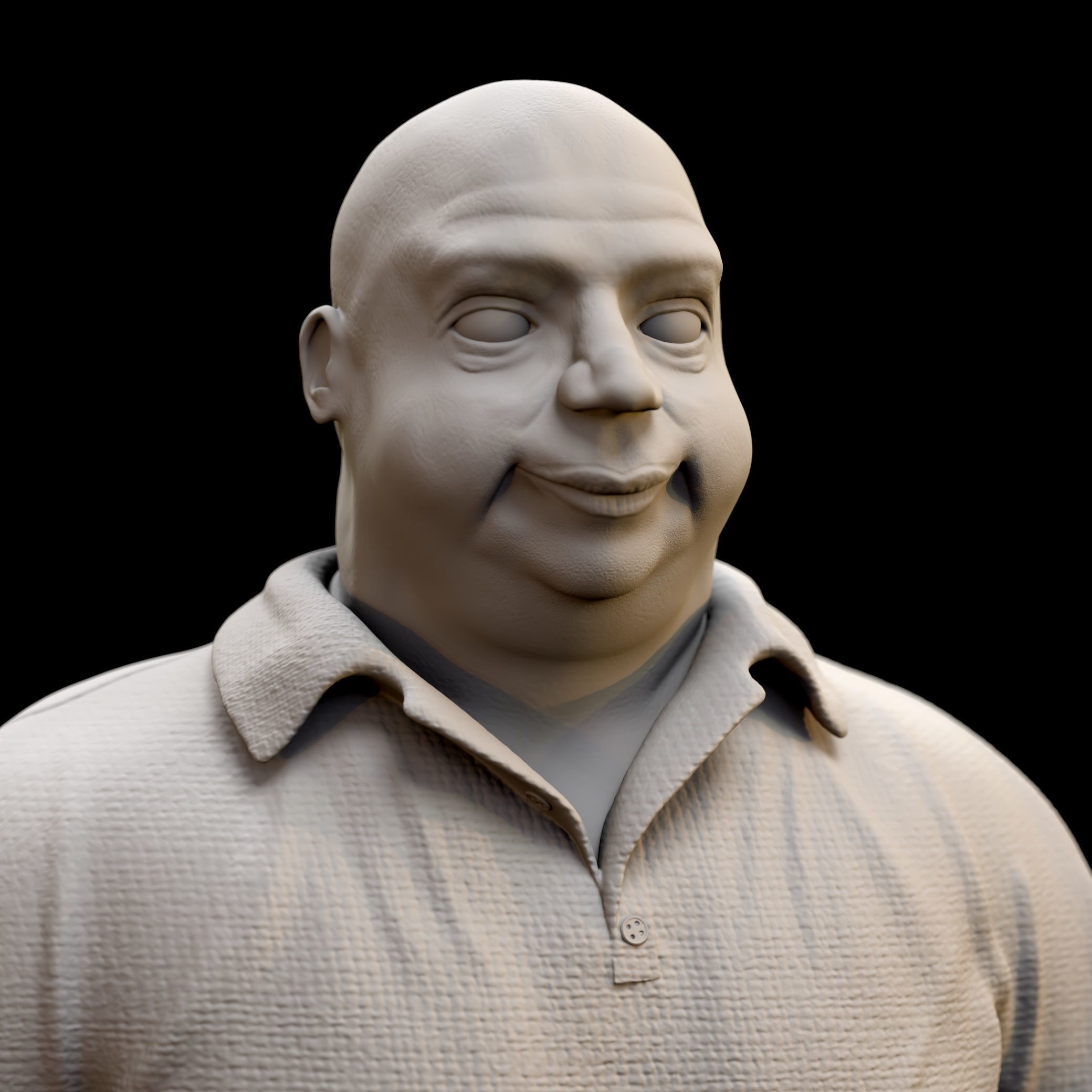 Homer Simpson realistic and humanized 3D model | CGTrader