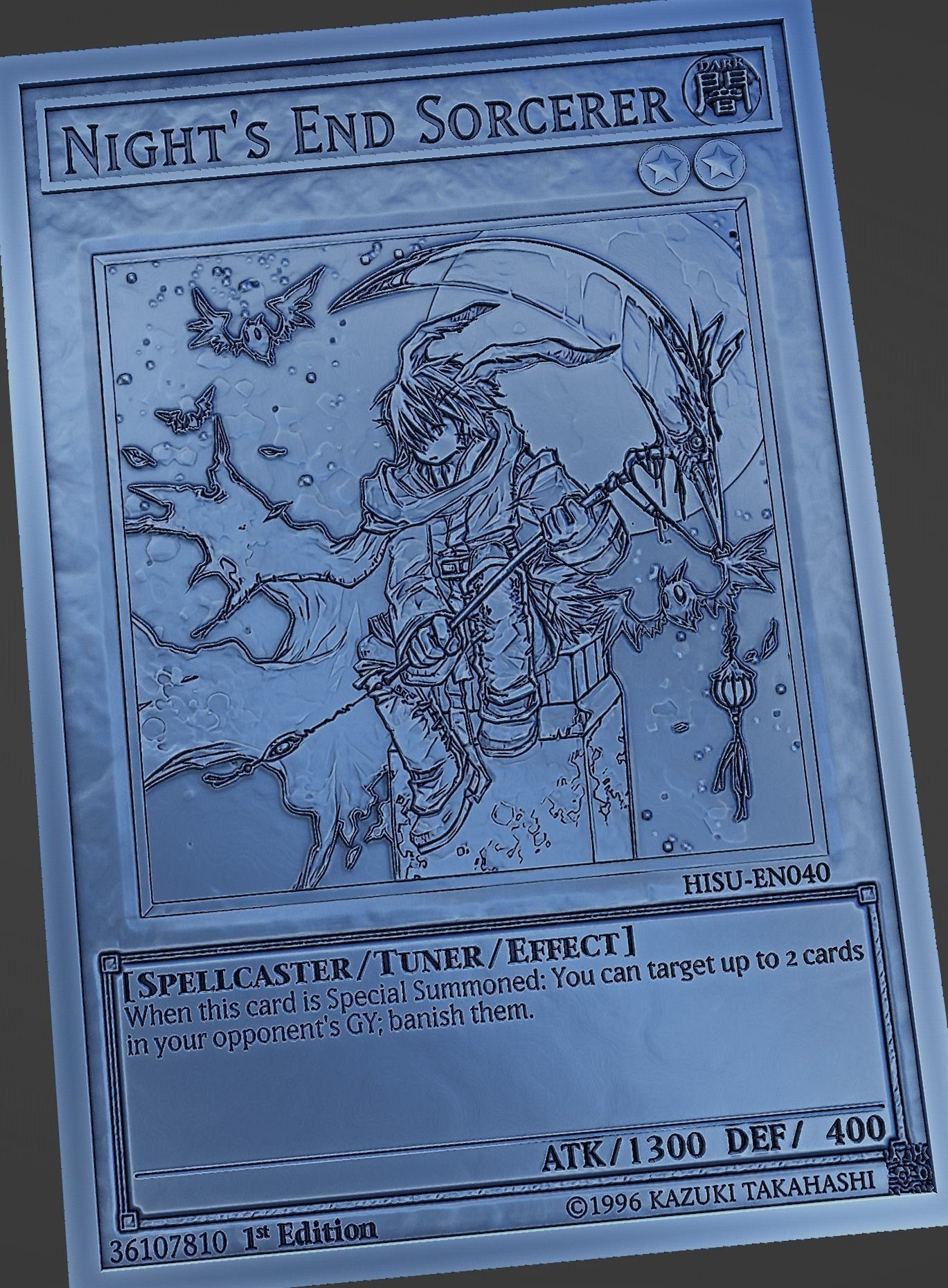 Night s End Sorcerer - yugioh 3D model 3D printable | CGTrader