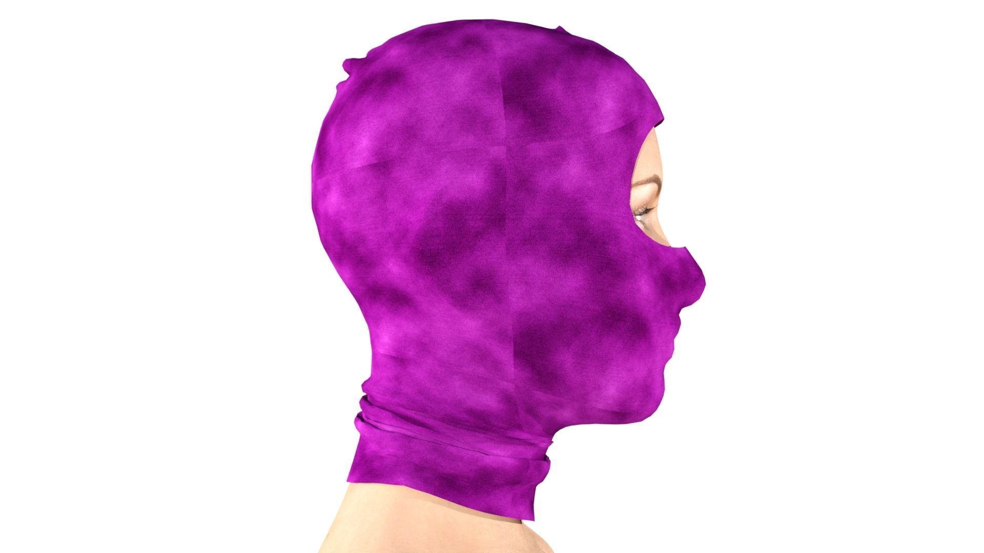 Purple Balaclava free 3D model | CGTrader