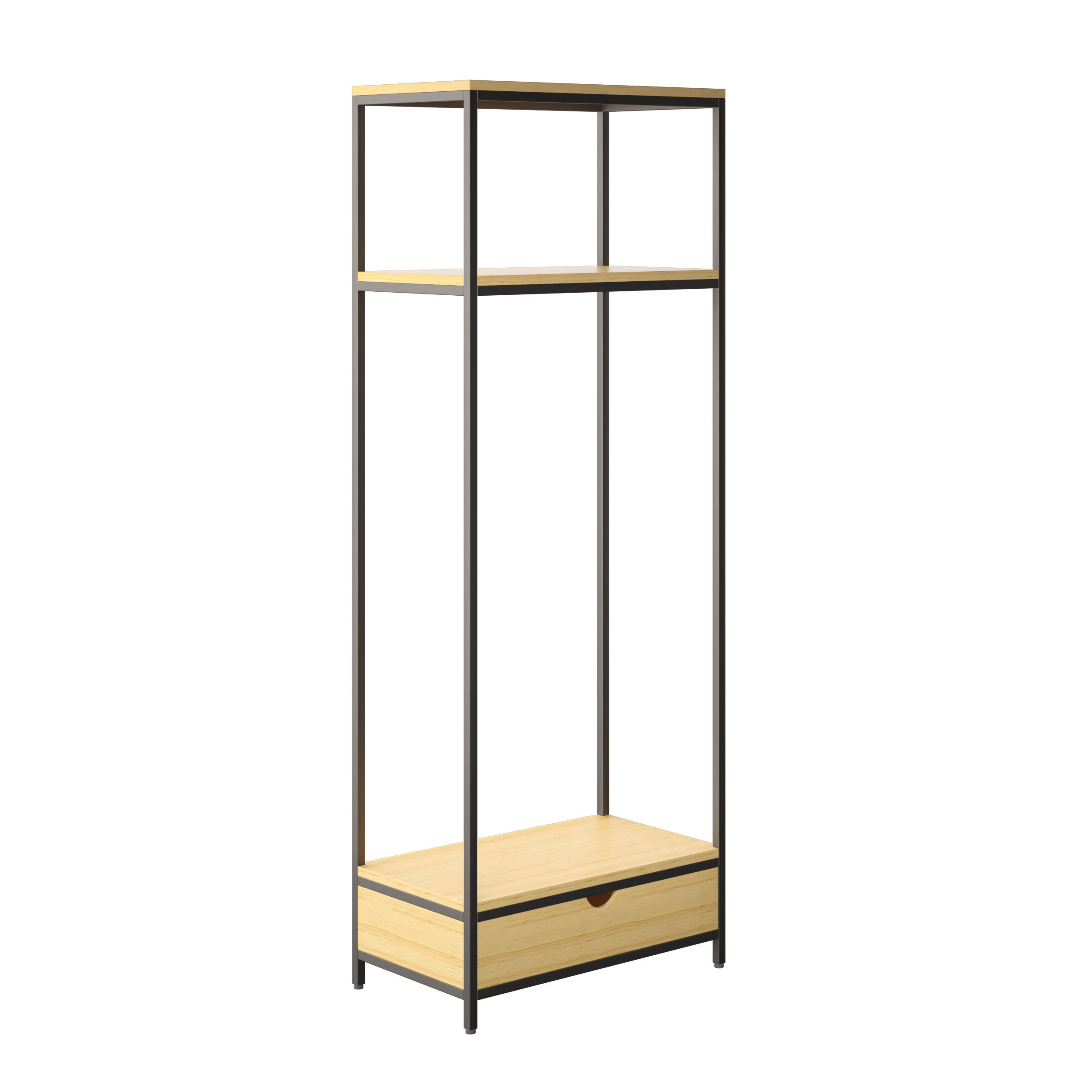 drawels and shelving units free 3D model | CGTrader