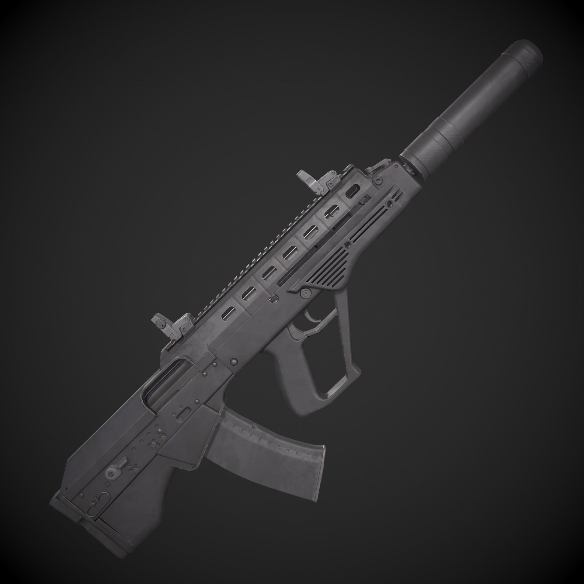 3D model Malyuk Vulcan Rifle VR / AR / low-poly | CGTrader