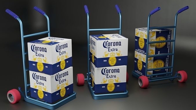 Beer cart 3D model | CGTrader