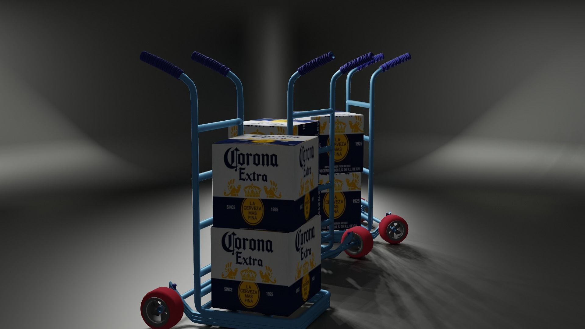 Beer cart 3D model | CGTrader