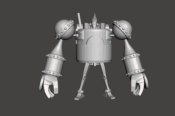 Robot Franky 3D Model 3D model 3D printable | CGTrader