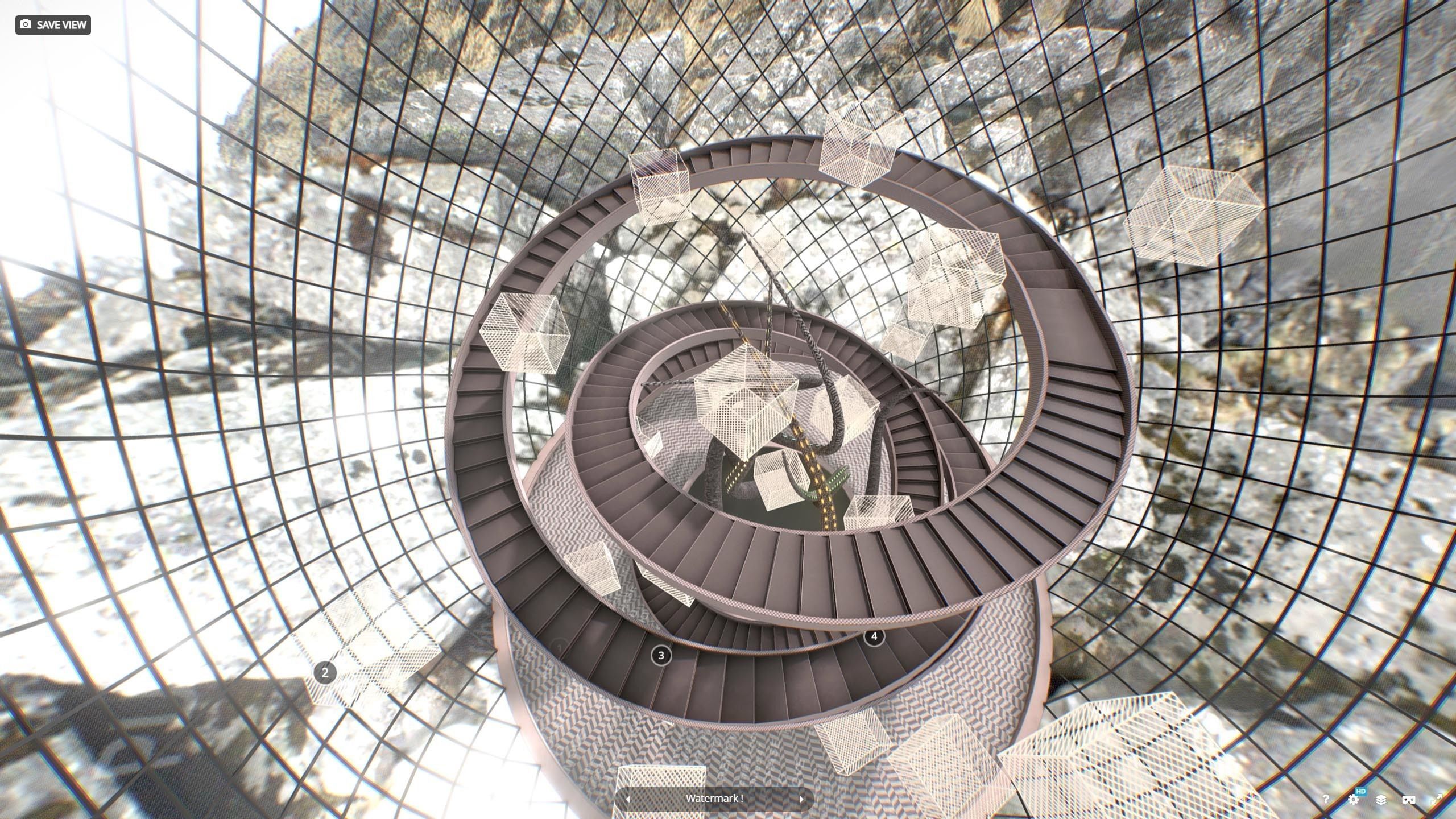 3D model 3D model Virtual-Reality ART Gallery Octopus 2023 VR / AR ...