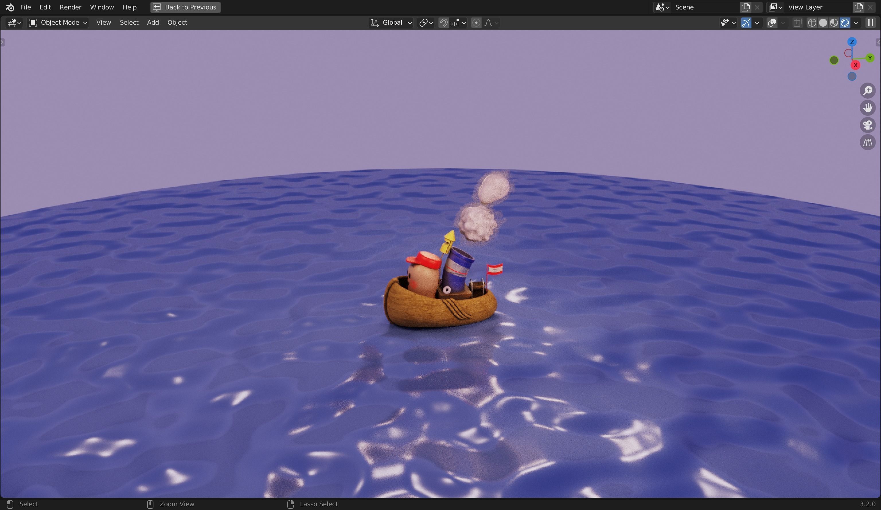 Little Toot 3D Model Base on 1939 children picture book 3D model | CGTrader