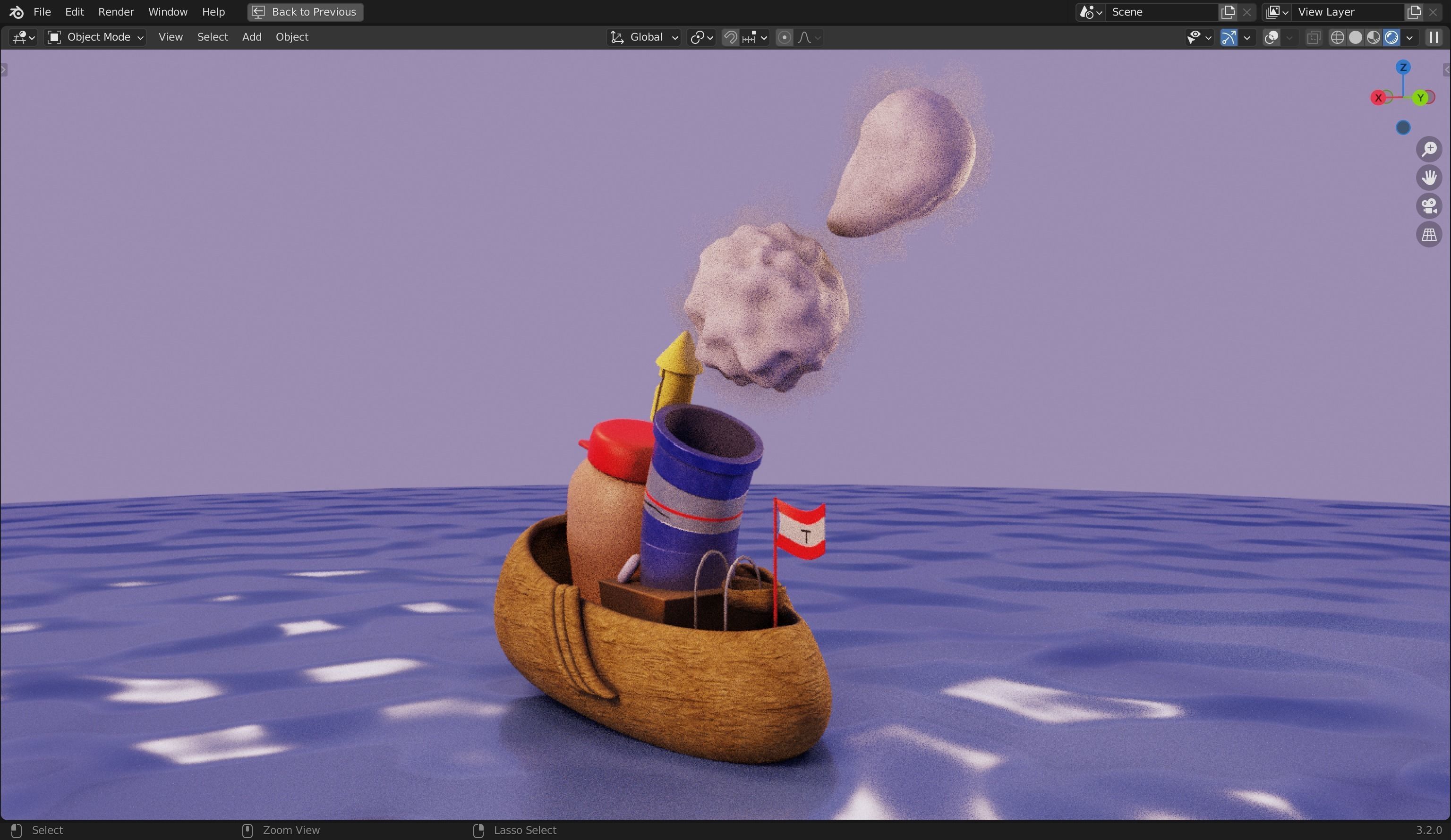 Little Toot 3D Model Base on 1939 children picture book 3D model | CGTrader