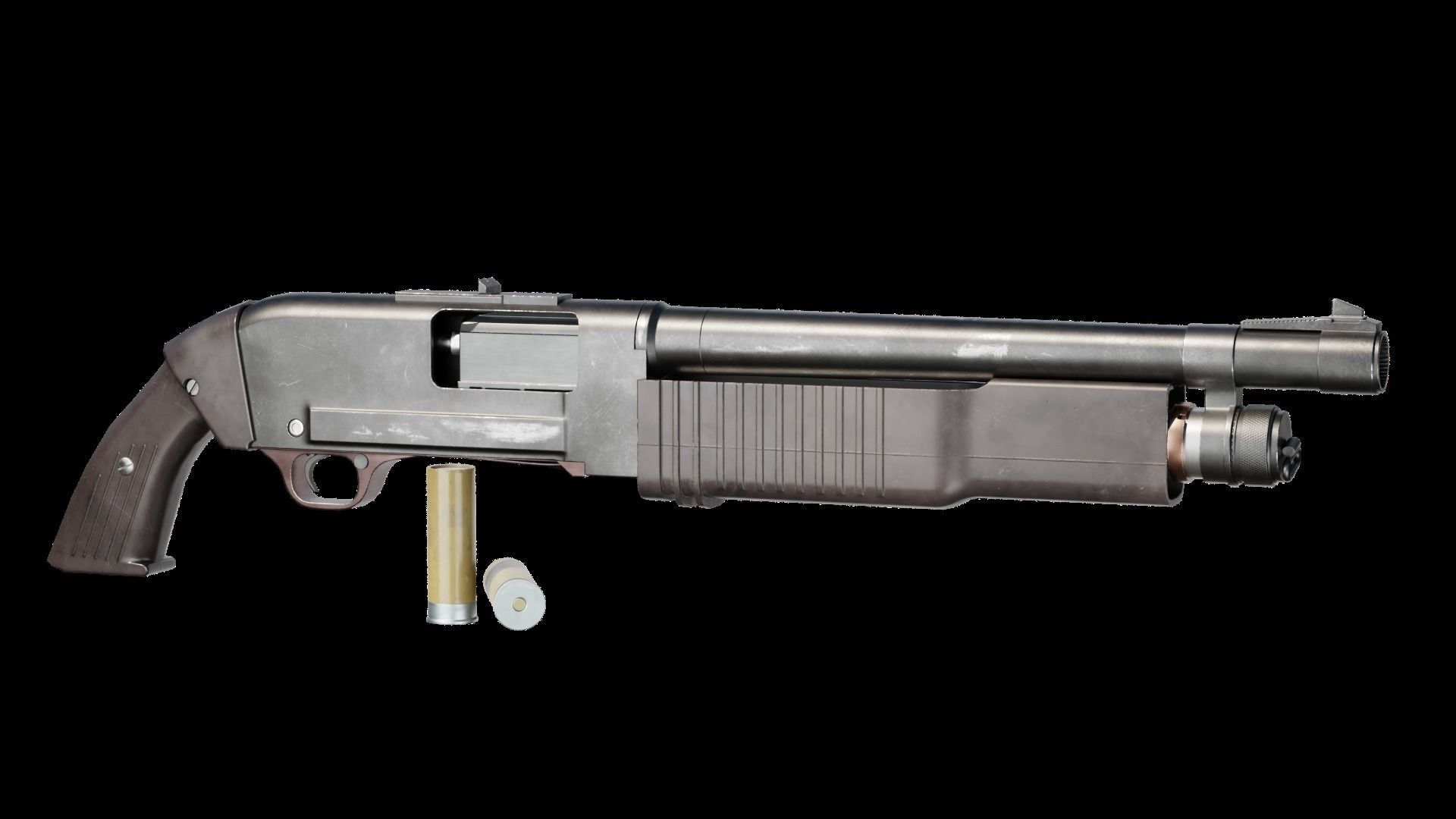3D model KS-23M Soviet Shotgun VR / AR / low-poly | CGTrader